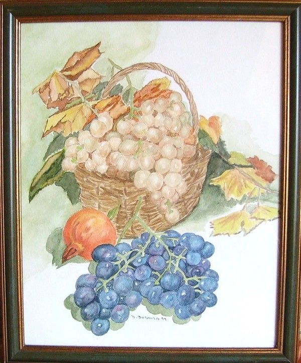 AQUARELLE NATURE MORTE